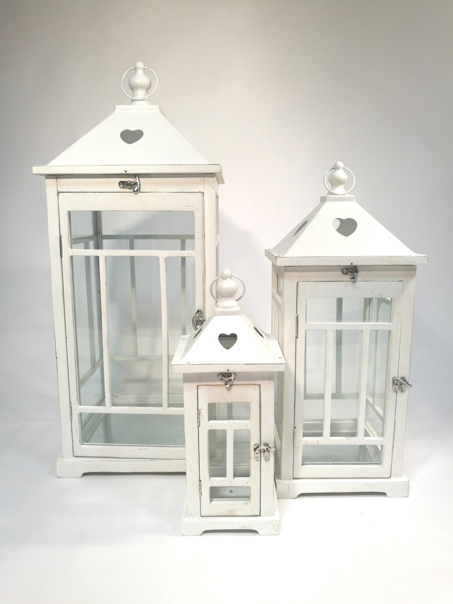 LATERNAS BALTAS H40,5; H73 3GB - Fioro - kvalitatīvi mākslīgie ziedi un ...