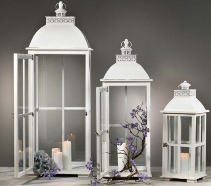 LATERNAS BALTAS H61; H115 3GB - Fioro - kvalitatīvi mākslīgie ziedi un ...